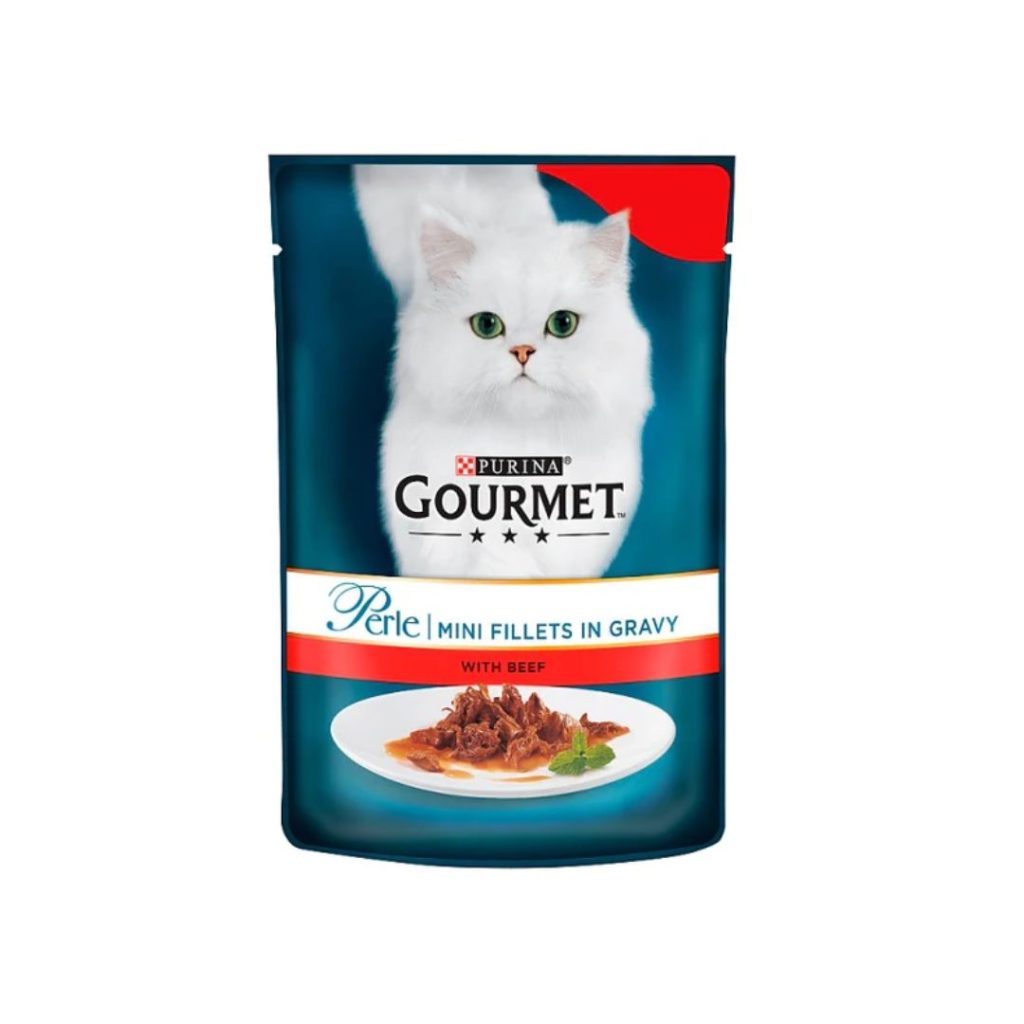 GOURMET PERLE BEEF MINI FILLETS IN GRAVY – Pakistan's # 1 Quality Pet Food