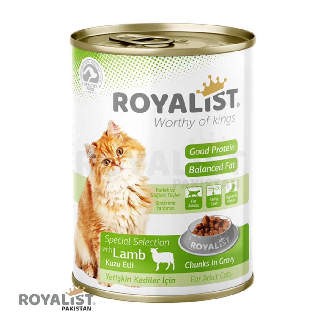 Royalist Food Wet Chunk Lamb / Cat Tin – 400 GM – Pakistan's # 1 ...